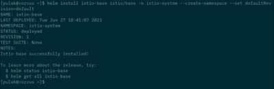 How to Install Istio Using Helm Chart?