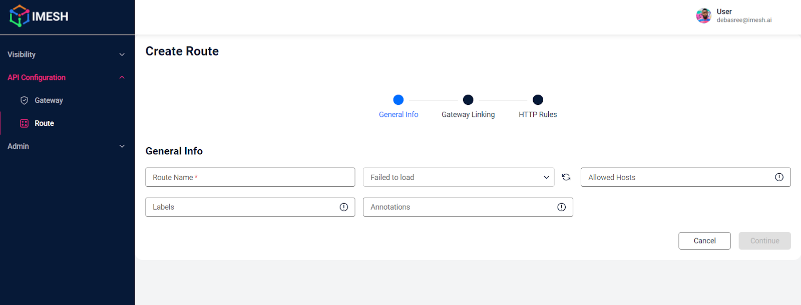 IMESH API Gateway Release Hydra 1.0