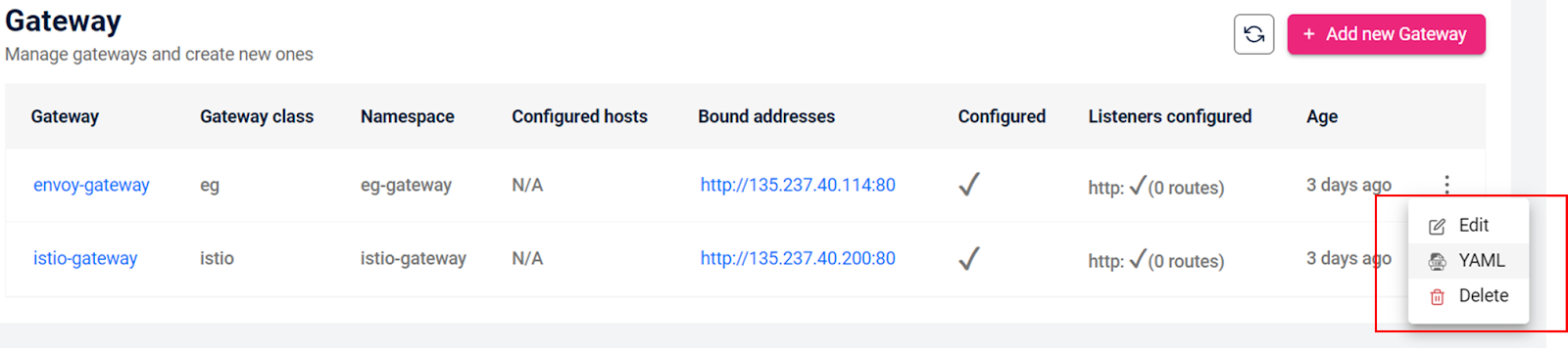 IMESH API Gateway Release Hydra 1.0